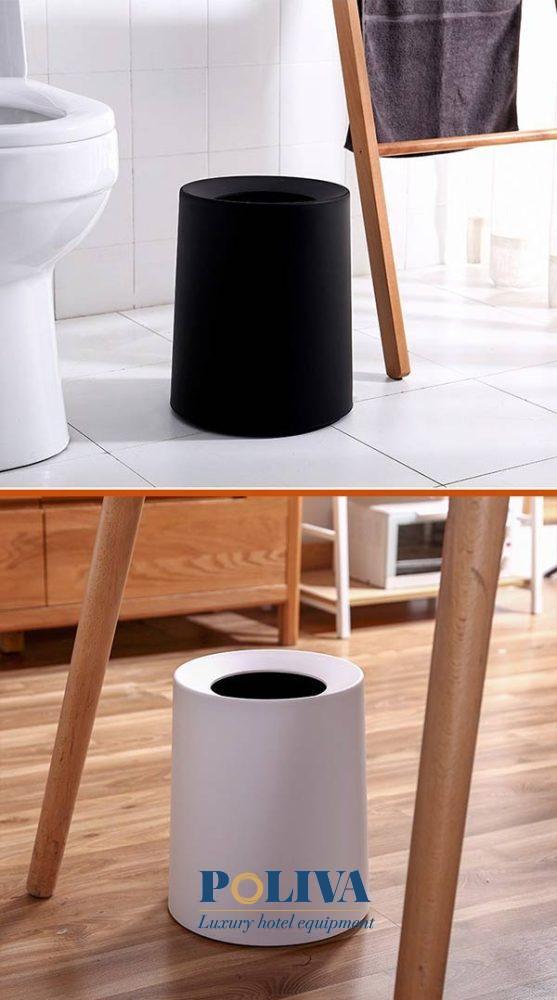 Thùng rác văn phòng không nắp - Thùng rác trong nhà giá rẻ